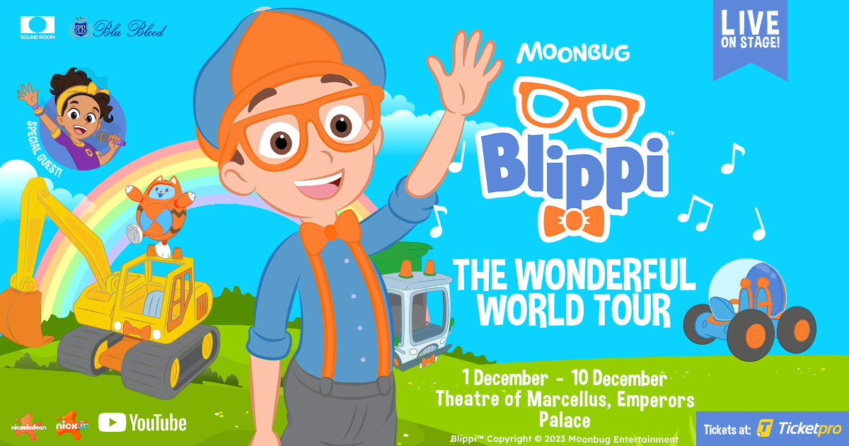 BLIPPI MAKES A SPECIAL STOP FOR THE FIRST TIME IN JOHANNESBURG, SOUTH ...